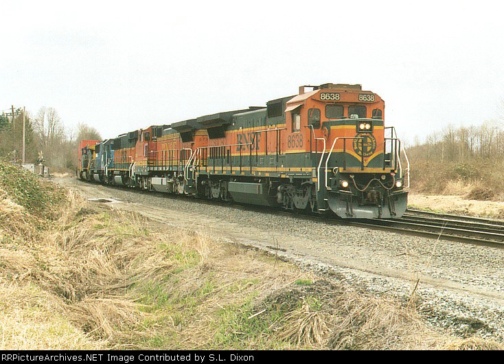 BNSF 8638 East